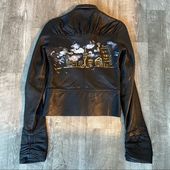 Mike & Chris | Jackets & Coats | Mike Chris Customised Leather Jacket ...